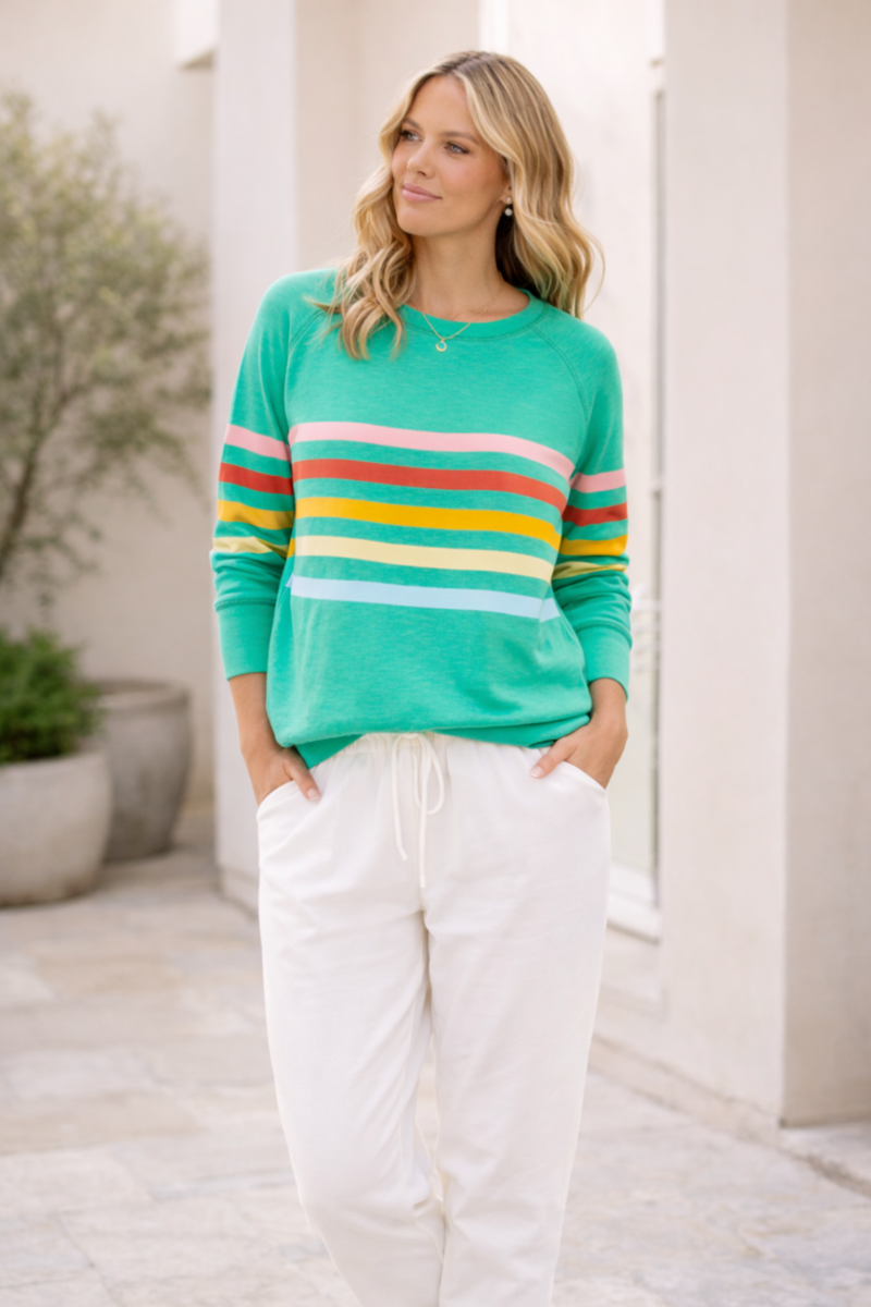 Women's Green Forever Jumper | Jovie the Label Australia
