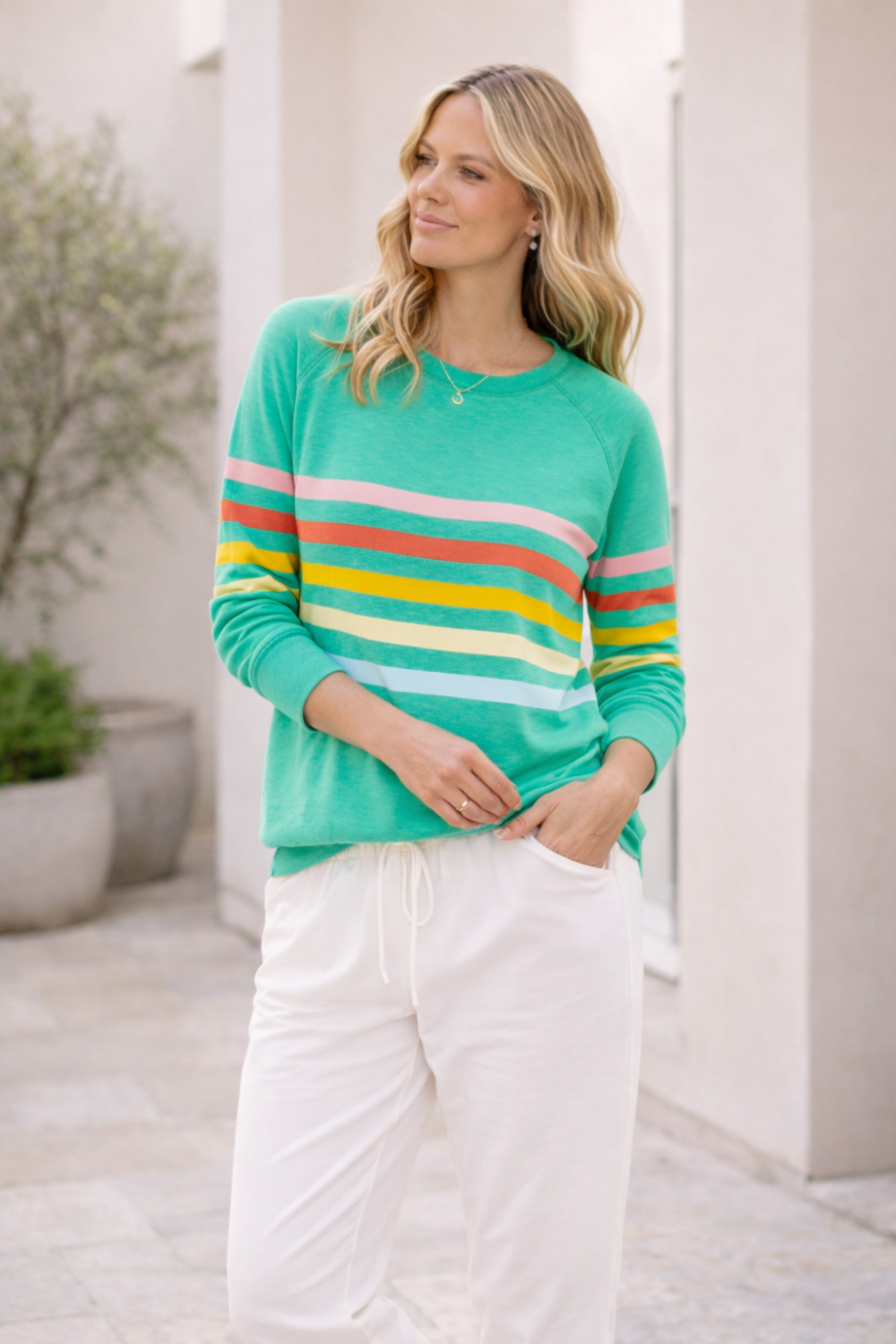Women's Green Forever Jumper | Jovie the Label Australia