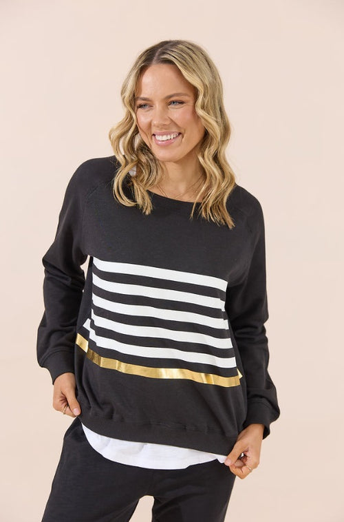 Women's Black Bally Jumper | Jovie the Label Australia